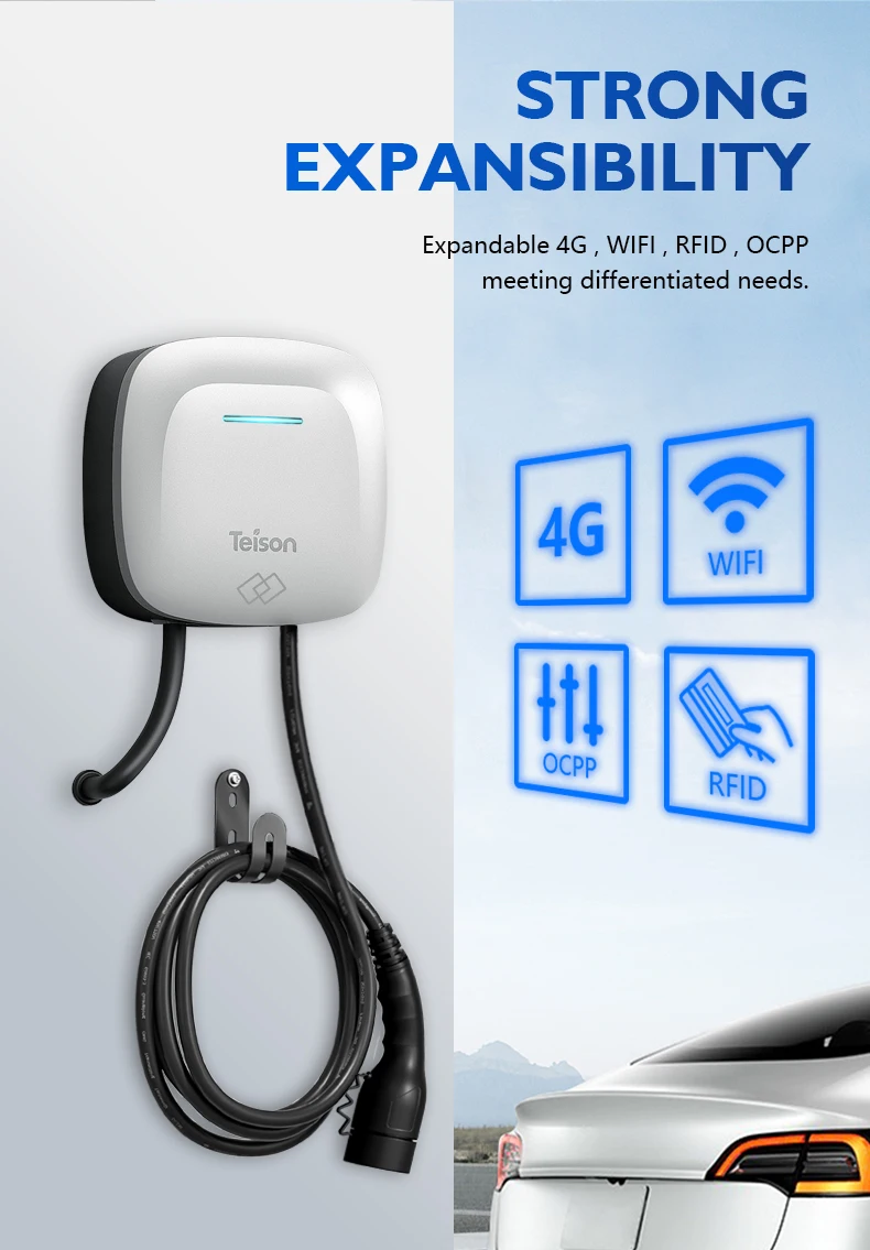 Teison Factory 22kw Electric Vehicle Car Charging Station Level 2 Ev ...