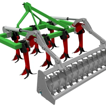 Farming Chisel Plough With Double Roller Farm Tractor Chisel Plough ...