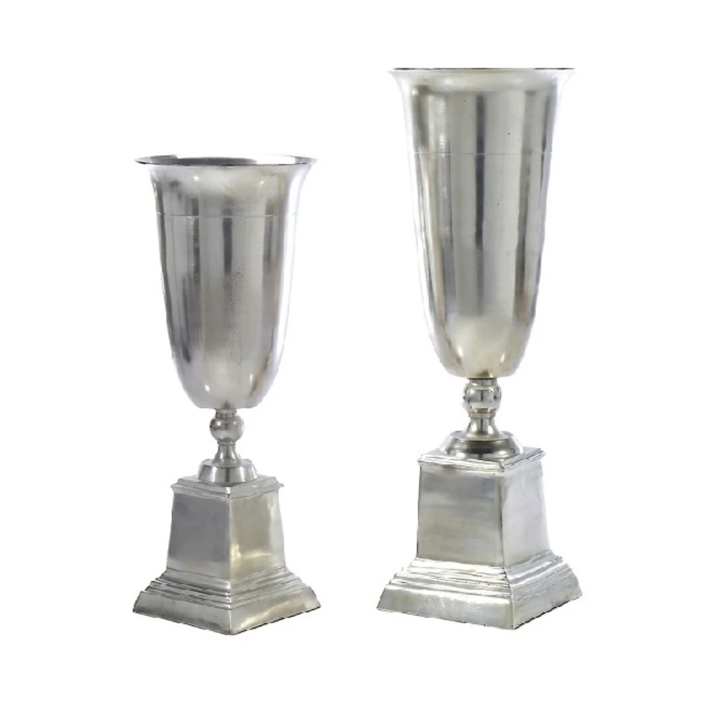 Modern Big Size Large Standing Gold Metal Table Flower Vases For ...