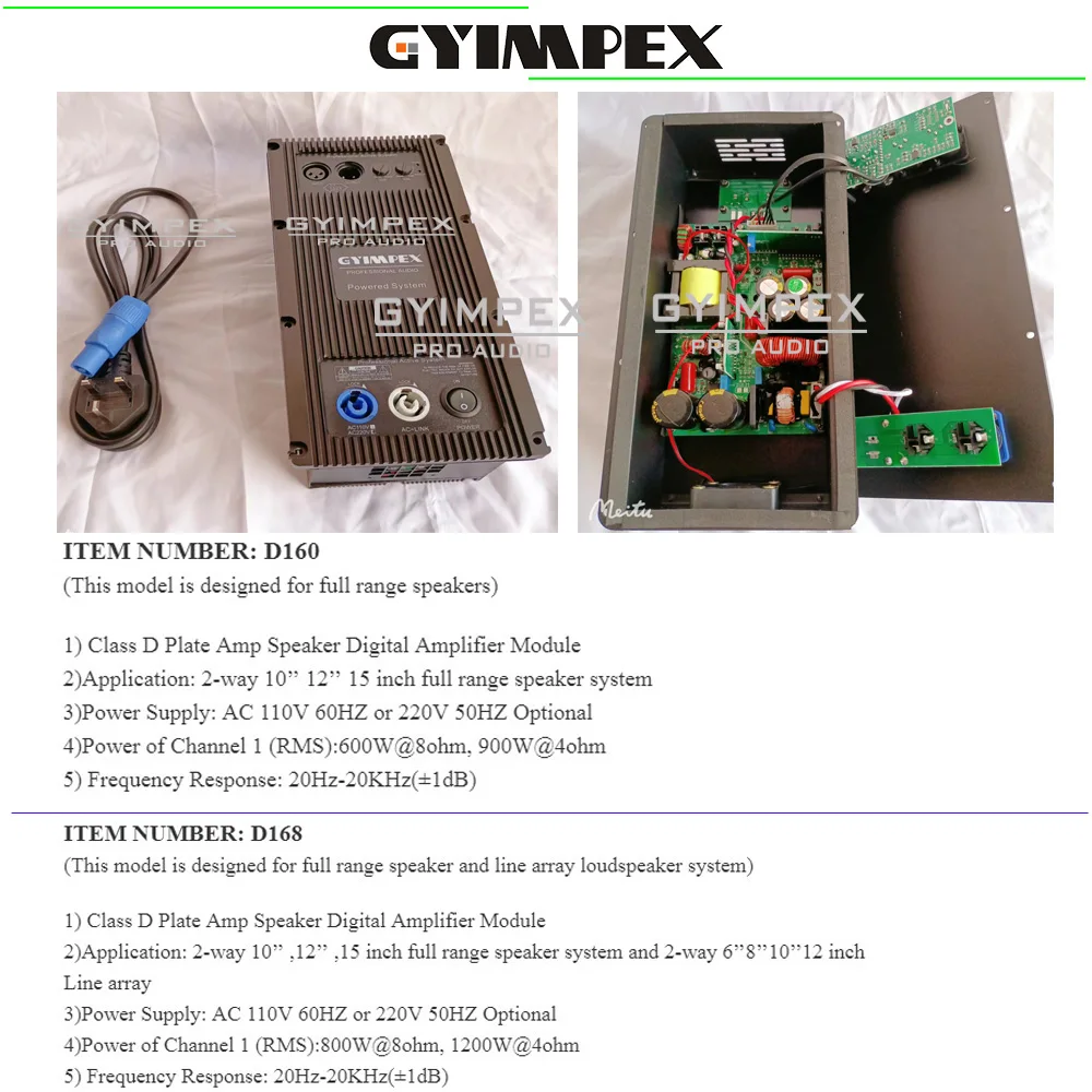 Dsp 1200w Amplifier Plate Module Pa Audio Class D Amplifier Board For Powered Speaker Top 12