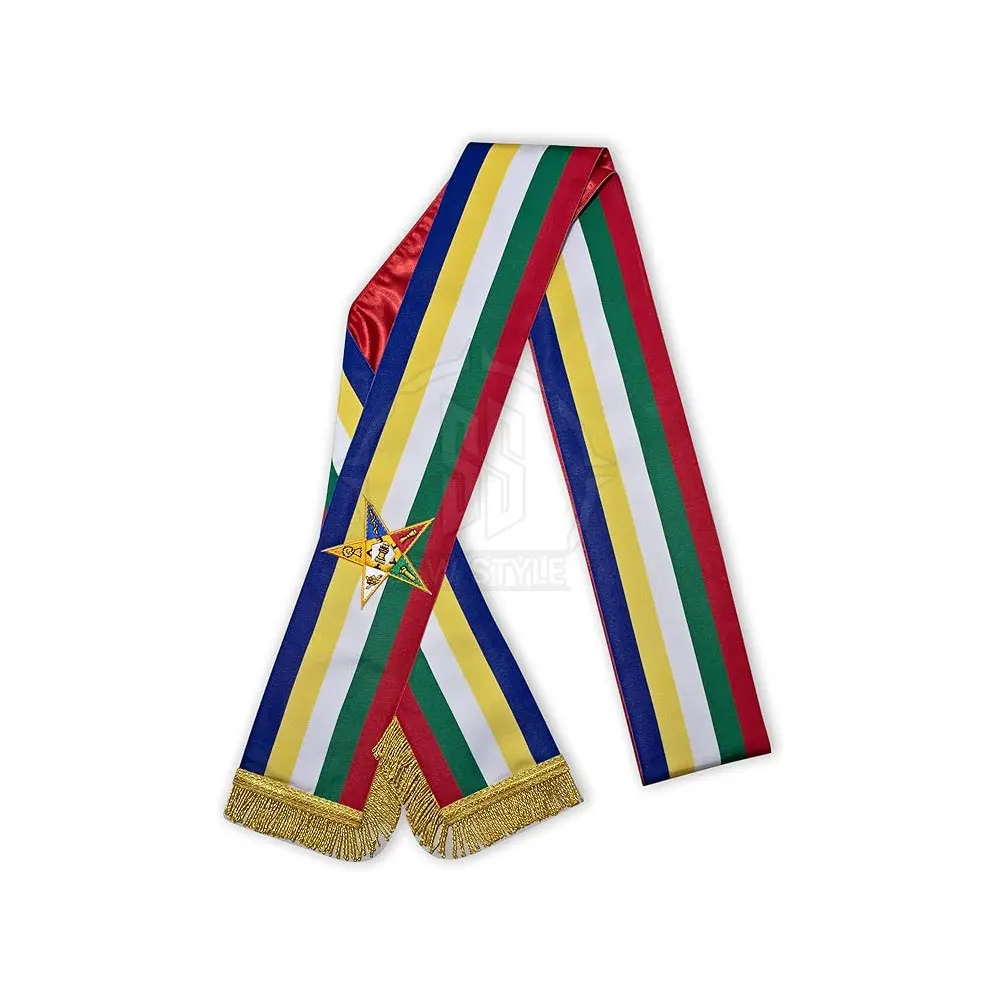 Custom Made Masonic Sashes Hand Embroidered On Sashes Of Fabric ...