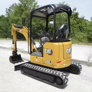 Factory Price Mini Crawler Excavator Cat 302 With Bucket Ready For ...
