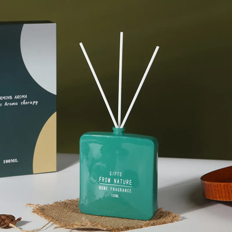 Wholesale Simple Style Square Bottle Reed Diffuser Home Scent 100ml ...