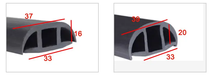 Extruded T Shape Rubber Seal Strip for Solar Panels