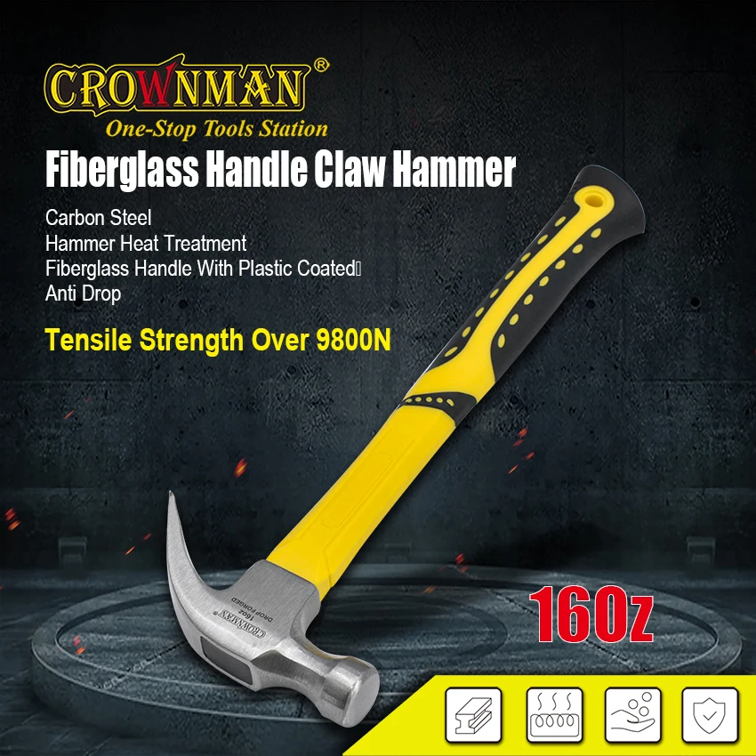 CROWNMAN Claw Hammers - Durable, Customizable Tools
