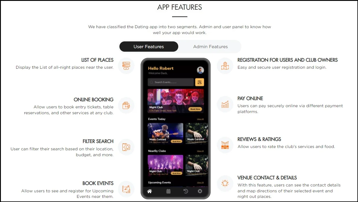 NIGHT CLUB Custom logo /dezine Top Notch Mobile App Development Online ...