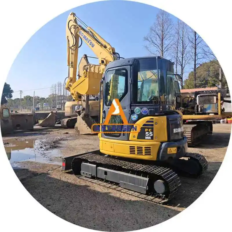 Mini Used Komatsu Pc55mr-3 5.5 Ton Crawler Excavator Second-hand Pc 55 Digger Pc55mr For Sale ...
