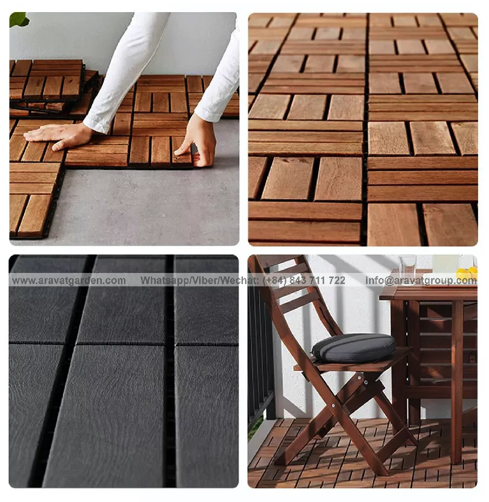 Agbest - Interlock Engineered Flooring - Eco-friendly Garden Wood ...