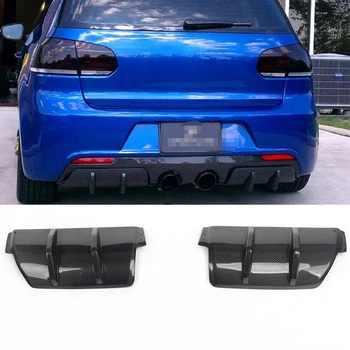 Oem Style Carbon Fiber Rear Diffuser For Vw Golf Mk6 Gti R Mk7 Mk7.5 ...