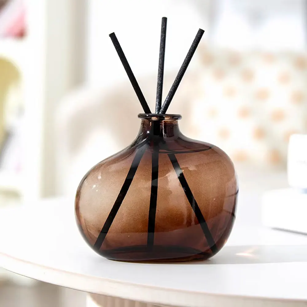 Essential Oil Set Reed Oil Diffuser With Fiber Sticks And Glass Bottle ...
