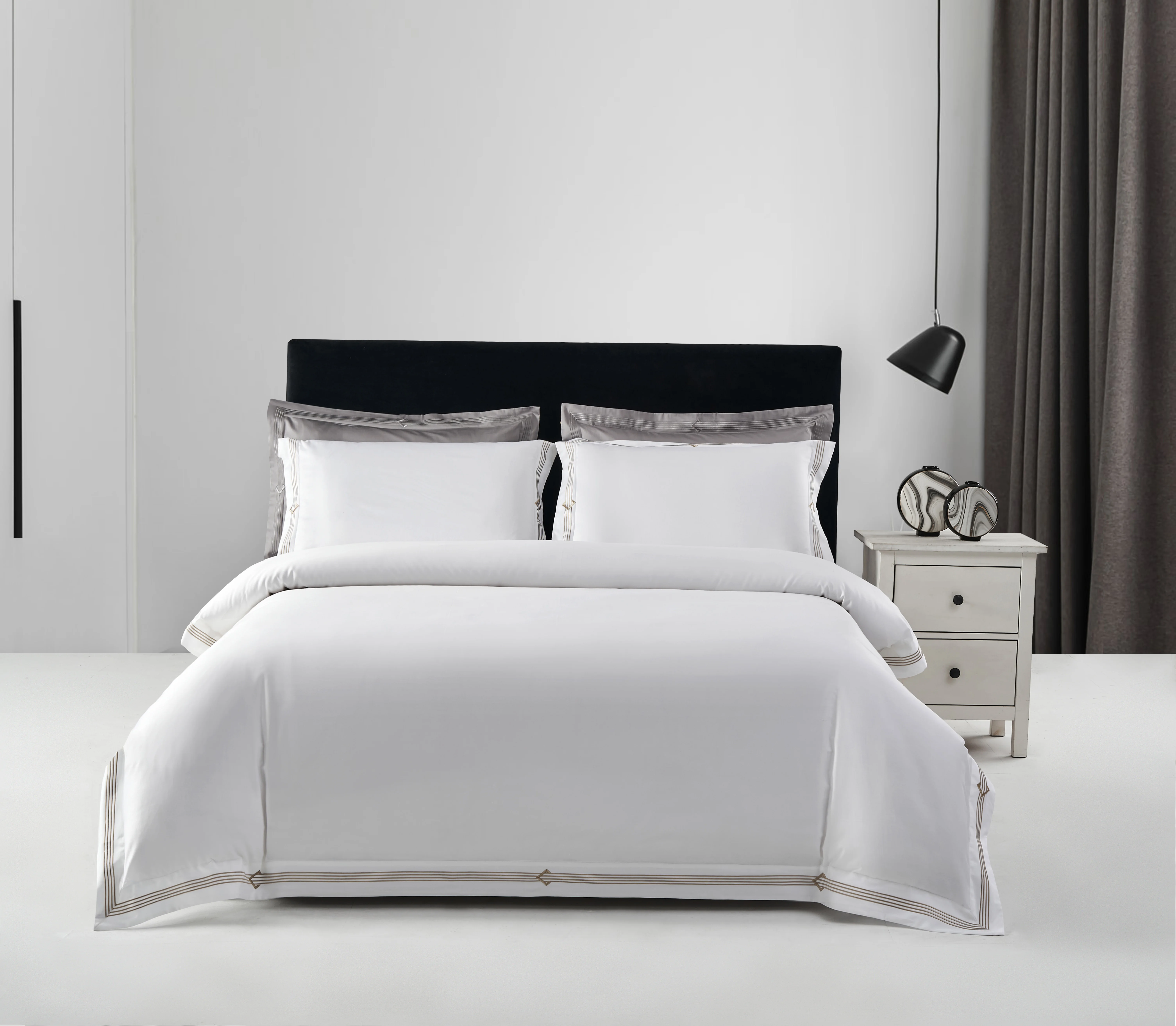 Luxury King Queen Size 300 Tc Hotel Bed Sheet Duvet Cover 100% Cotton ...