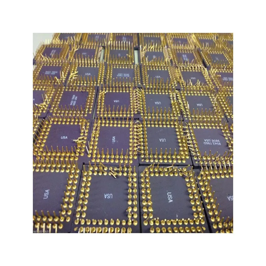 Ceramic Cpu Scrap With Gold Pins/ / Processors Scrap/intel Pentium Pro ...