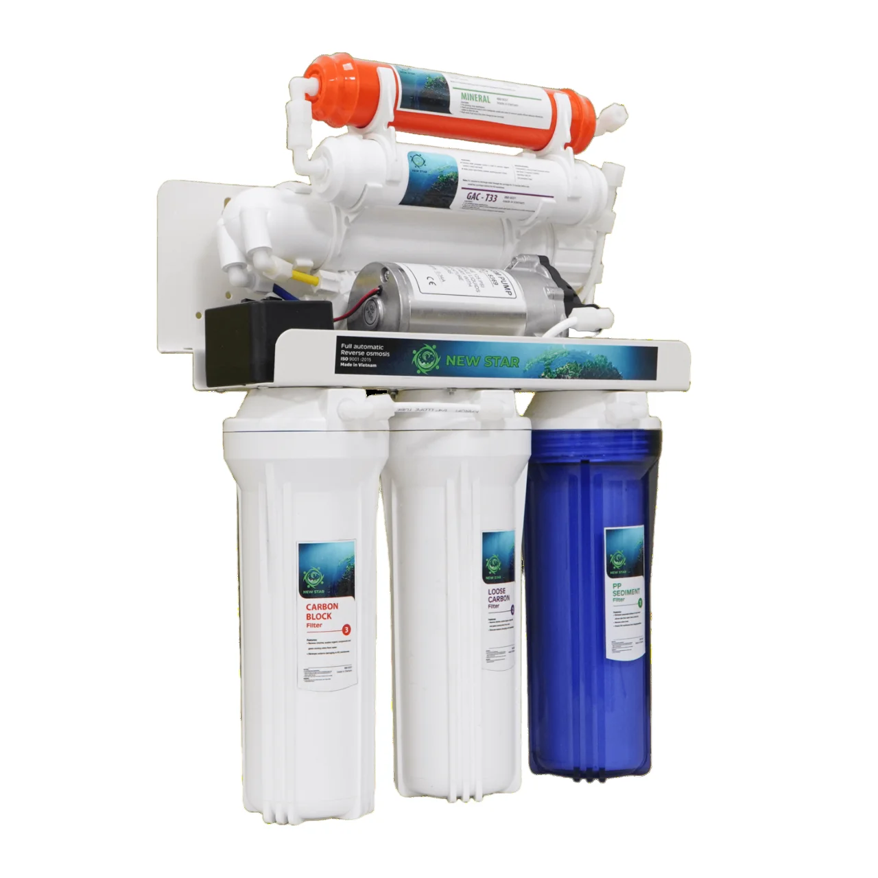 Newstar Ro 6 Stages 100gpd Under Sink Reverse Osmosis Water Filter For Household Made In Vietnam ...