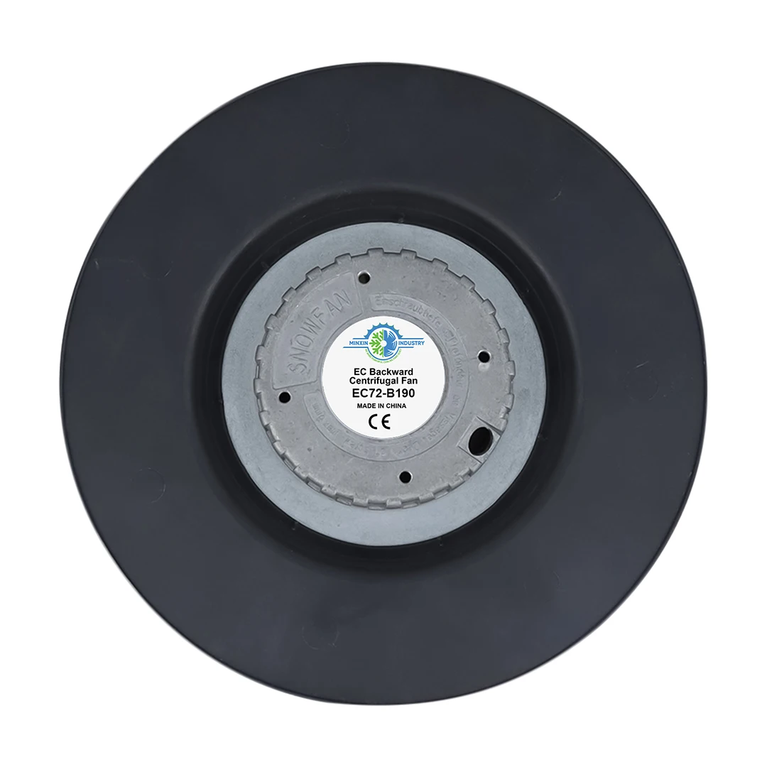 Ec 190mm Backward Curved Impeller Motor Fan Centrifugal Exhaust Fan ...
