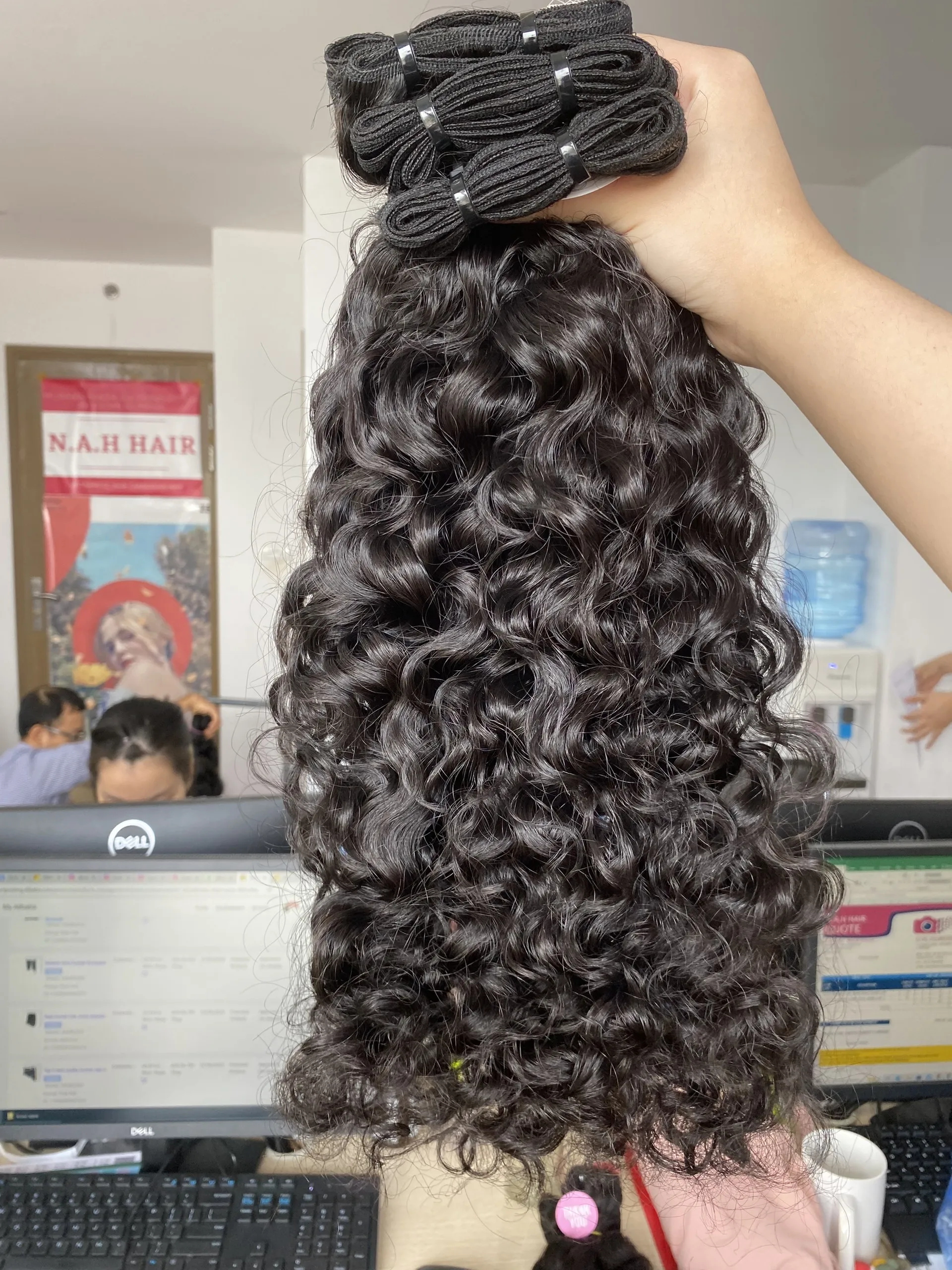 Wholesale Single Donor Raw Burmese Curly Hair Bundles,cambodian Kinky ...