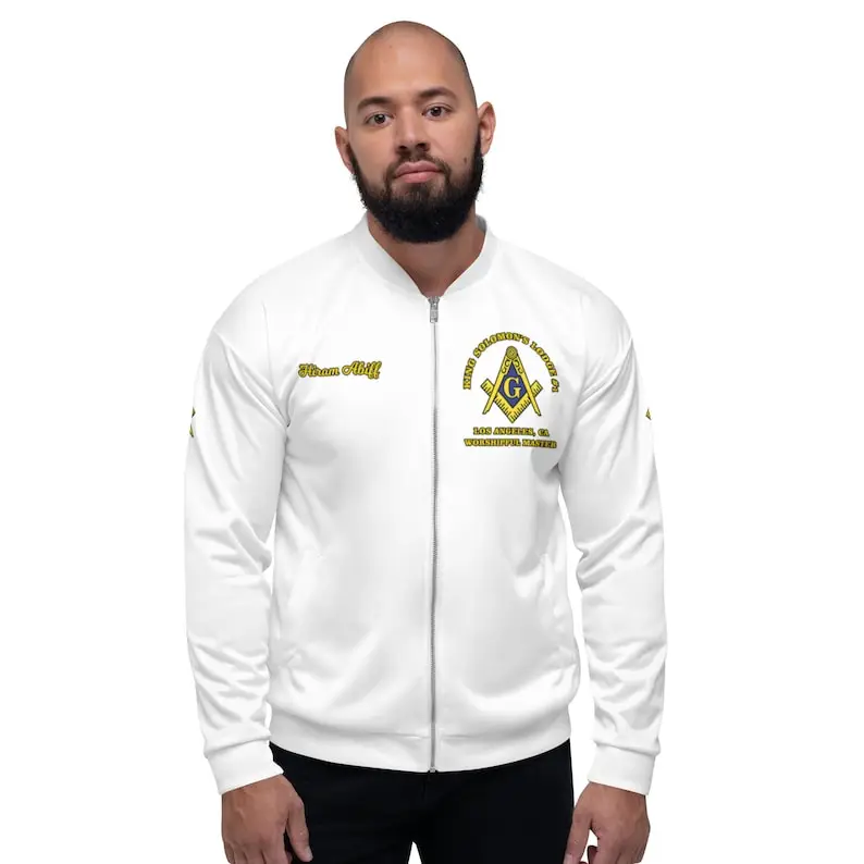 Masonic Bomber Jacket Adult And Youth Baseball Letterman Varsity Jacket ...