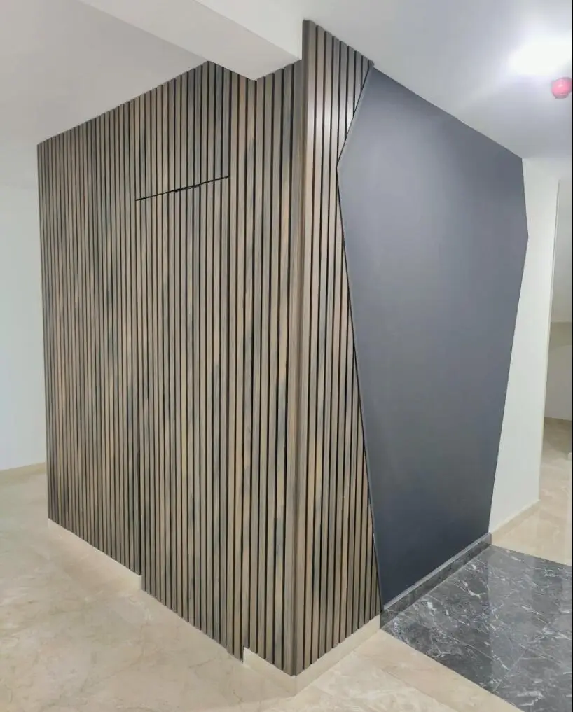 Modern Decorative Wall Panel Capped Flutted Wpc Cladding - Buy Co ...