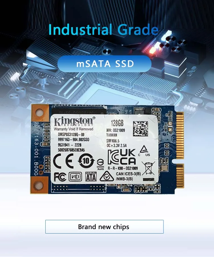 EVUC 128GB SSD - High Performance Msata Drive for Servers