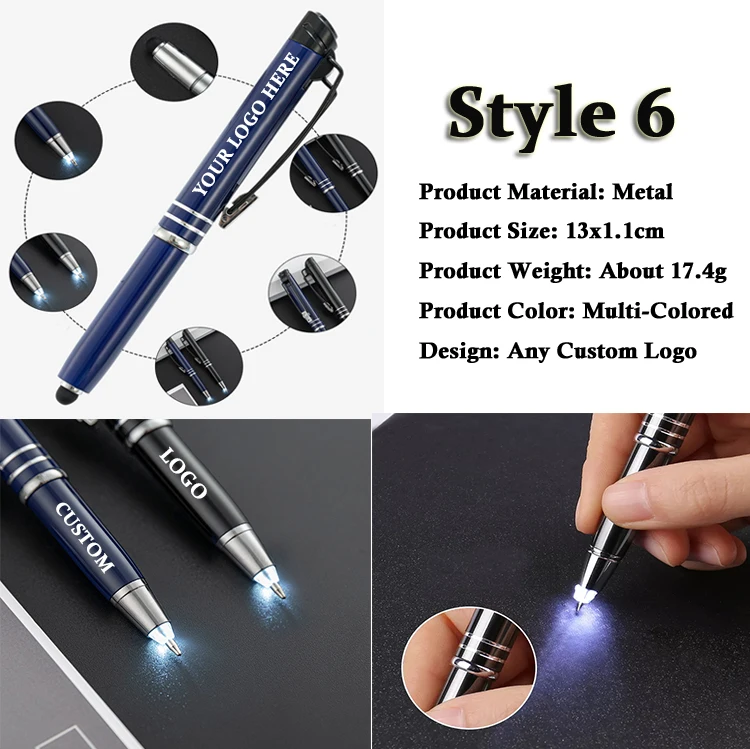 Promotional Cheap Custom Laser Logo Custom Led Light Touch Screen Metal ...