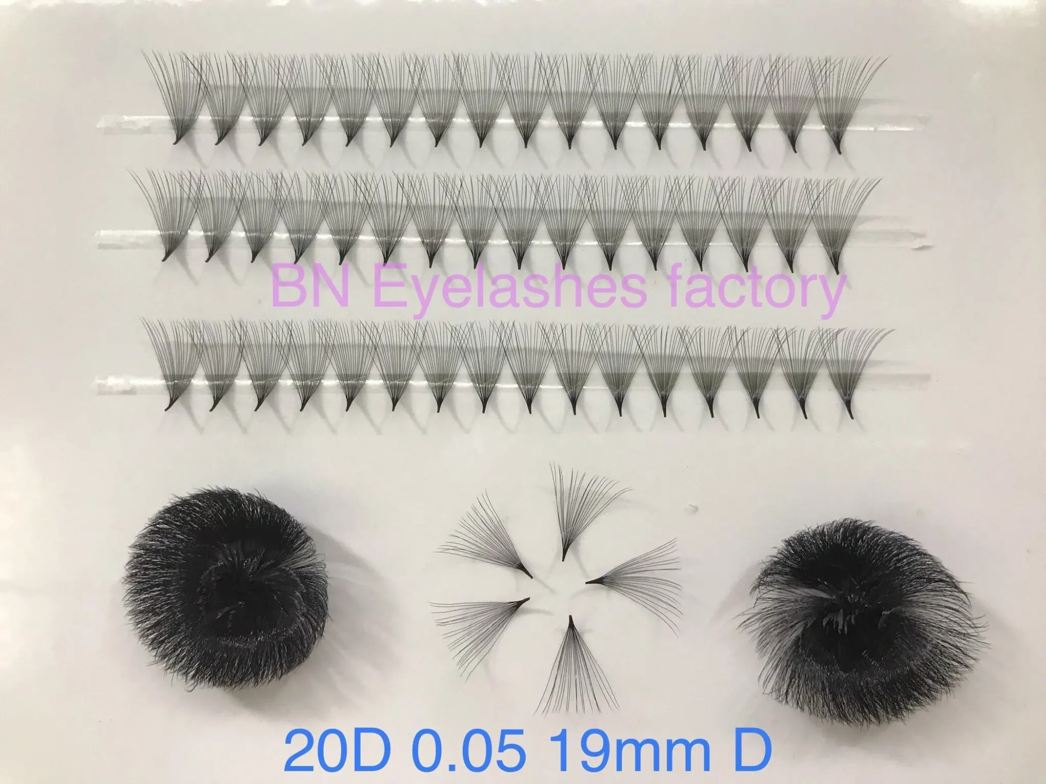 2d 3d 4d 5d 6d 10d 20d Individual Premade Pre Made Fan Volume Eyelash ...