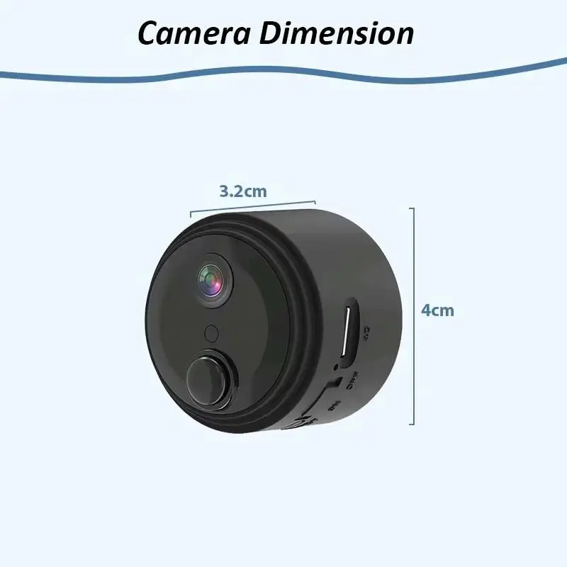 Alibaba.com: 2MP 1080P WiFi mini camera with night vision and battery ...