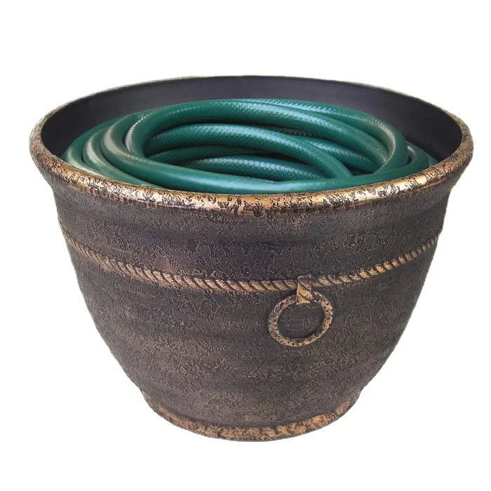 Vintage Look Metal Hose Pots Decorative Hose Pots For Home & Garden ...