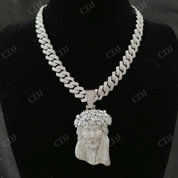Iced Out Hip Hop Style Jumbo Religious Jesus Piece Pendant Luxury ...