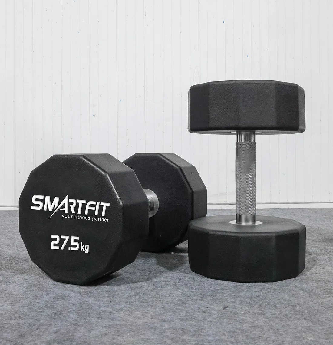 SMARTFIT Custom PU Urethane Dumbbells Set for Gym Kg Lbs