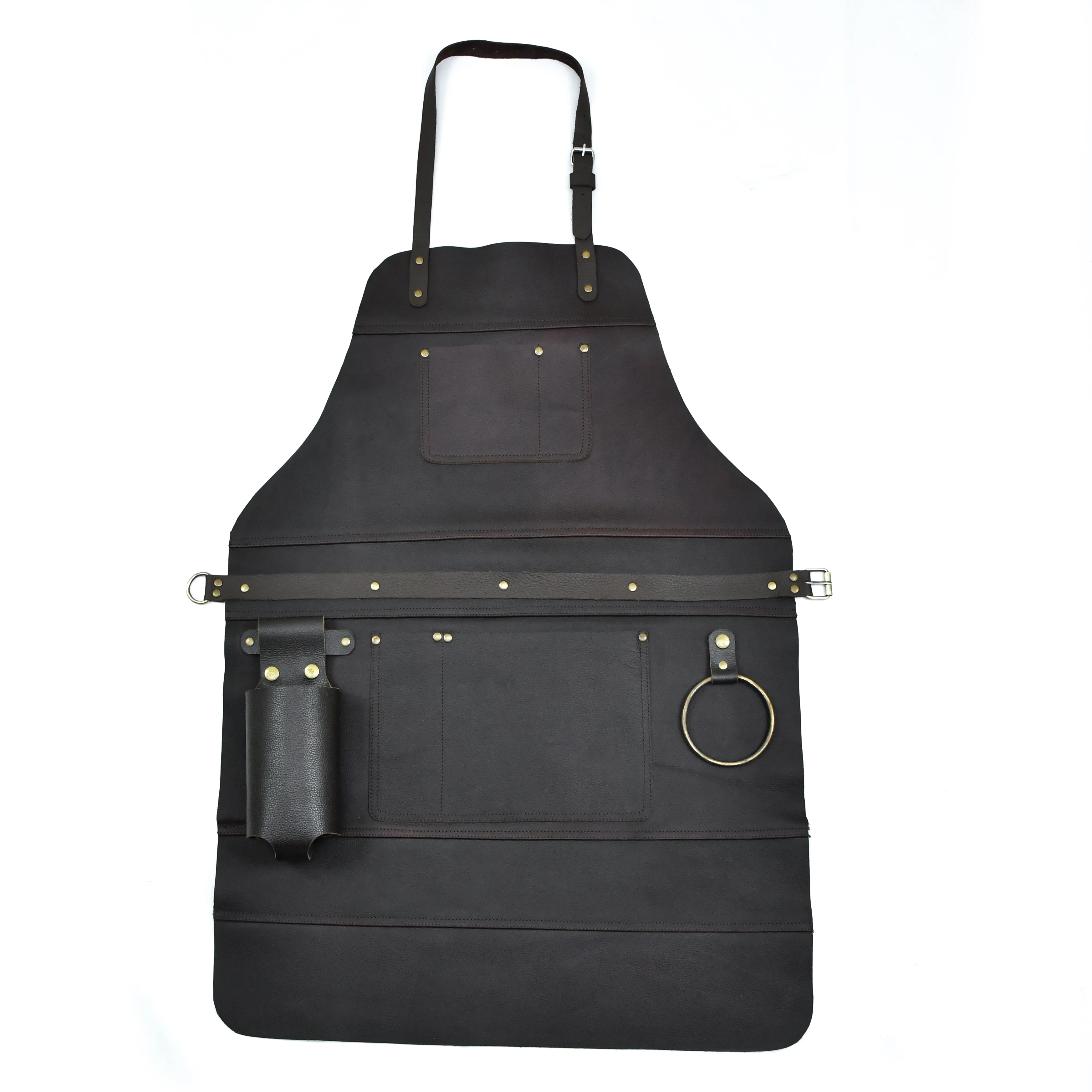 Cheap Leather Apron Custom Logo Chef Bbq Carpenter Cooking Barista With ...