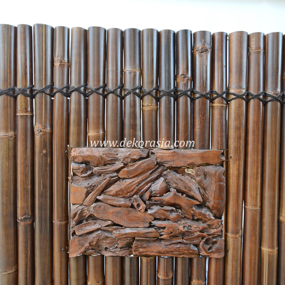 Outdoor Garden Fence Gate - Eco-Friendly Bamboo Panels
