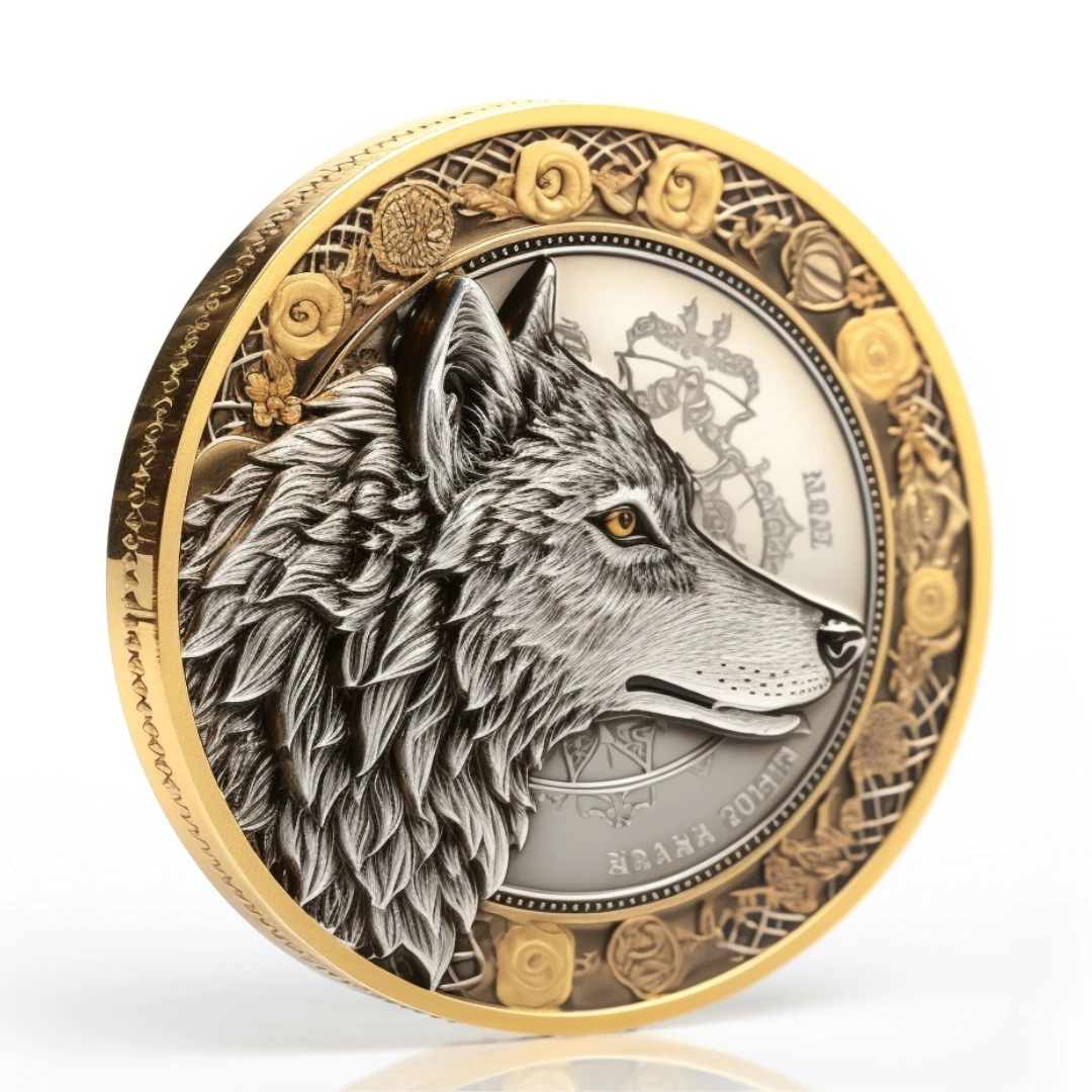 Custom Metal Plated Coins - Animal Designs by STAR LAPEL PIN