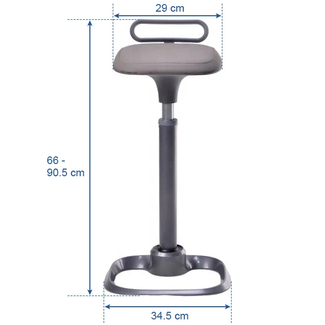 Hot Selling New Design Height Adjustable Work Stool Sit Stand Chair ...