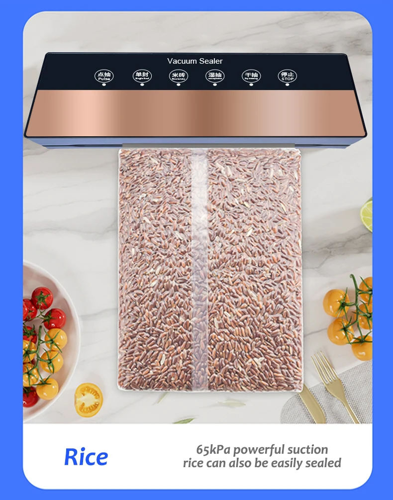 Custom Wholesale Mini Vacuum Packing Machine Food Bag Sealer Kitchen ...