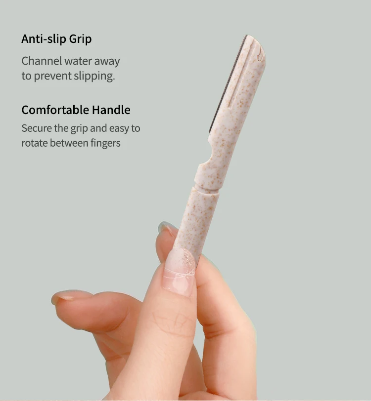 100% Biodegradable Girls Bikini Dermaplaning Tool Womens Shaving Face ...