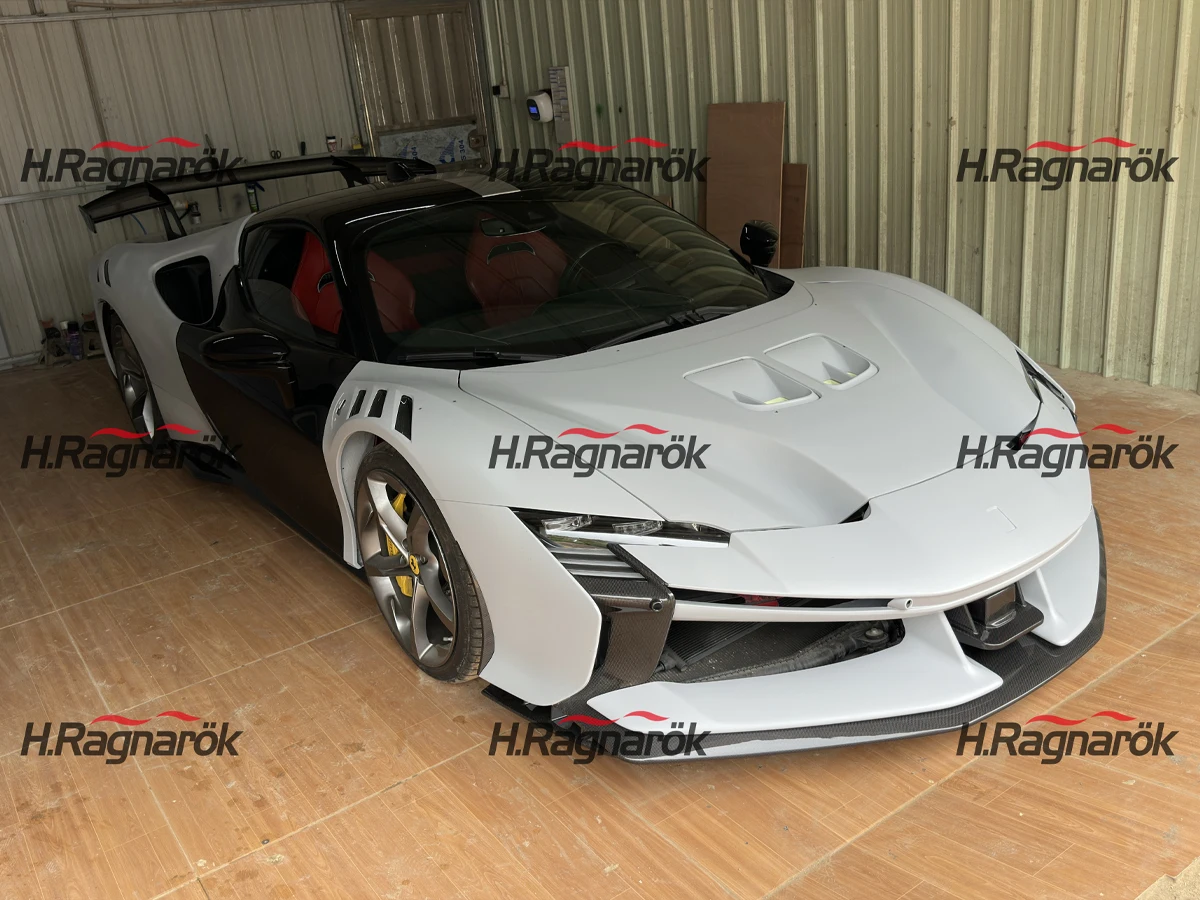 Ferrari SF90 Body Kit - Upgrade with H.ragnarok Carbon Fiber