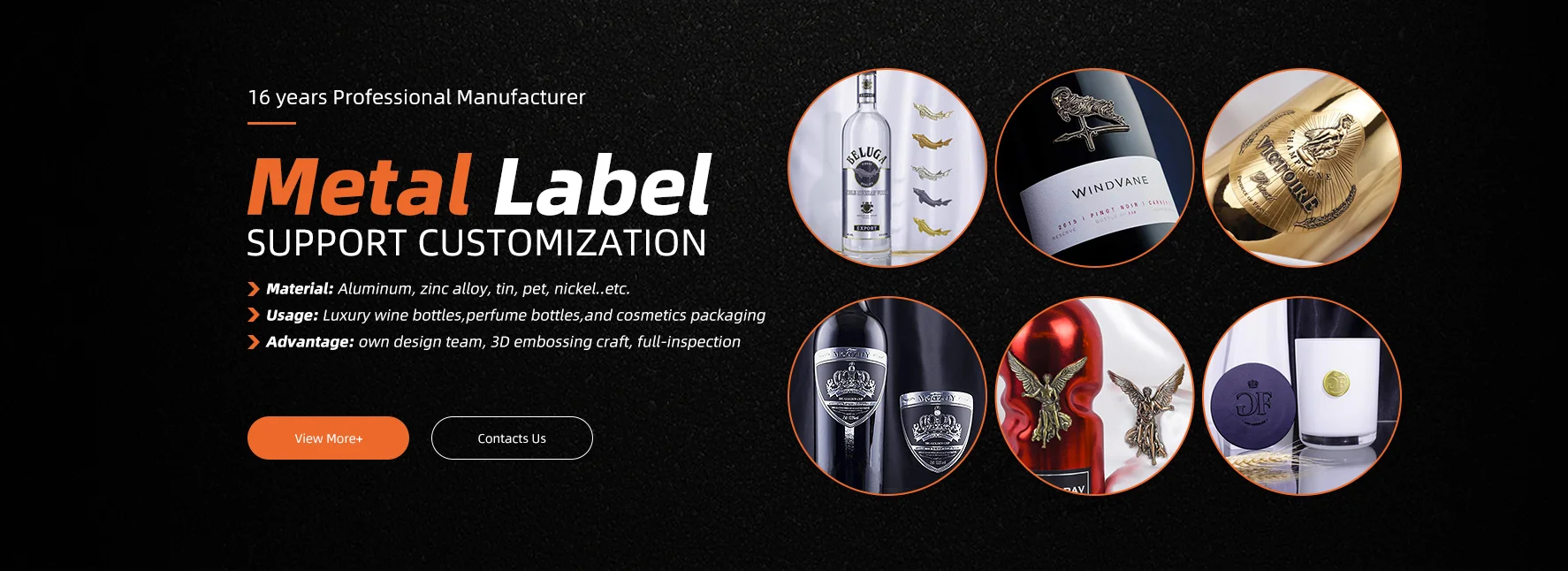 Custom Aluminum Embossed 3d Label Metal Logo Plate Perfumes - Buy Metal ...