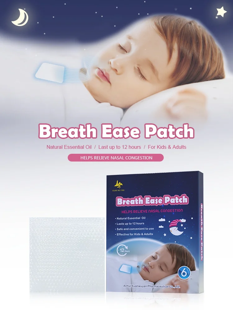Breath Ease Patch - Relief for Nasal Congestion in Kids