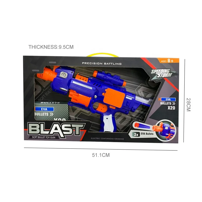 Samtoy B/o Automatic Shooting Blaster Gun Eva Foam Shell Ejection Air ...