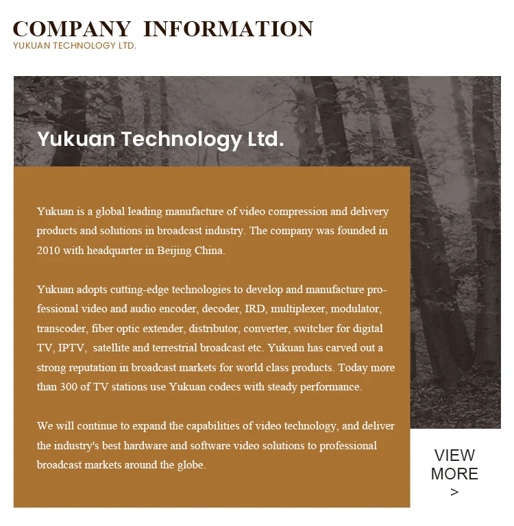 YUK9000 Multi-Channel Encoder Transcoder Servers for DVB, IPTV, and OTT TV