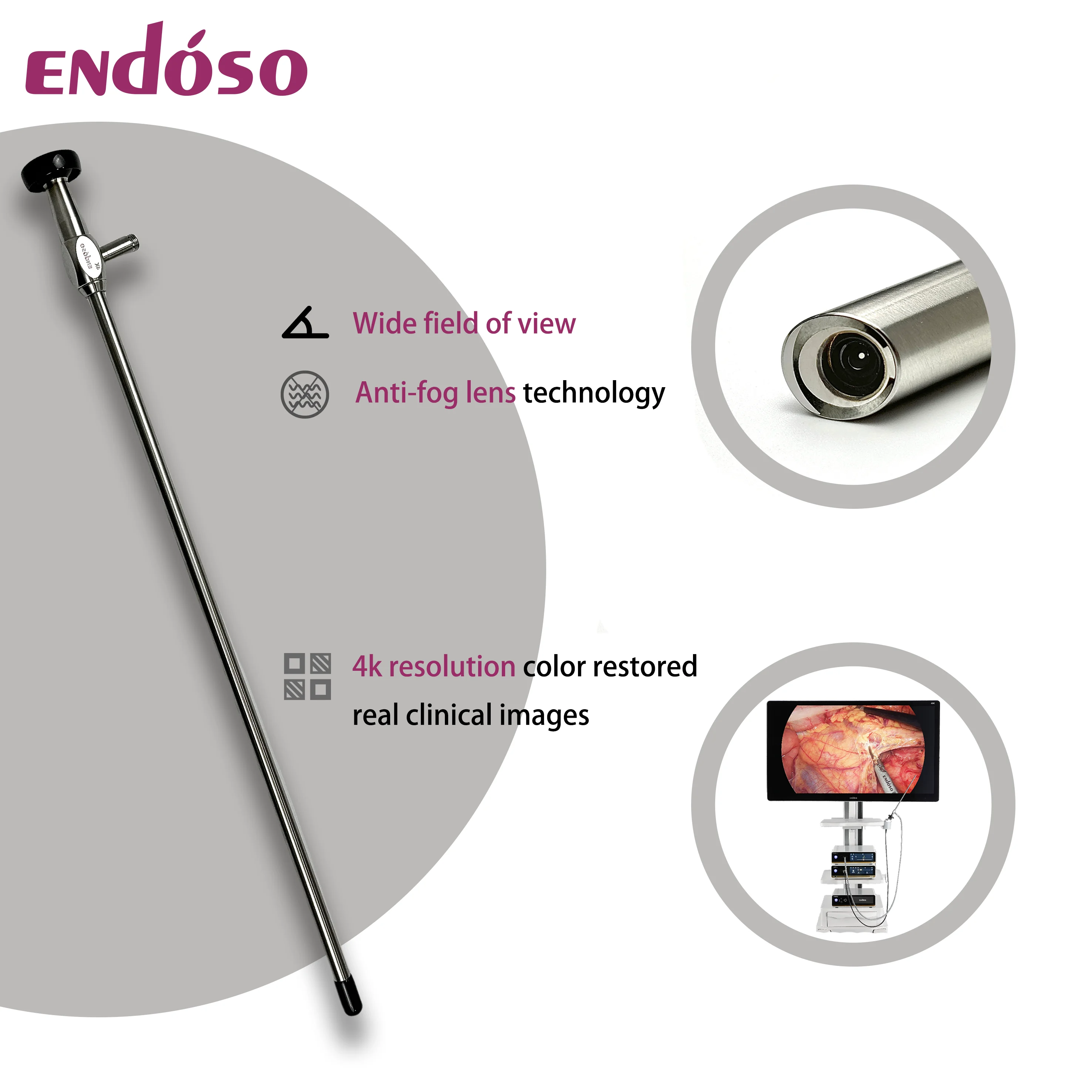 Alibaba.com: Autoclavable Rigid 4K Endoscope Laparoscope 0/30 Degree ...