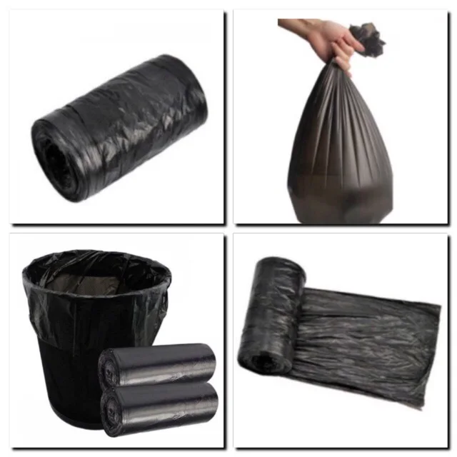 Customized Disposable Bottom Gusset Plastic Trash Bag for Household ...