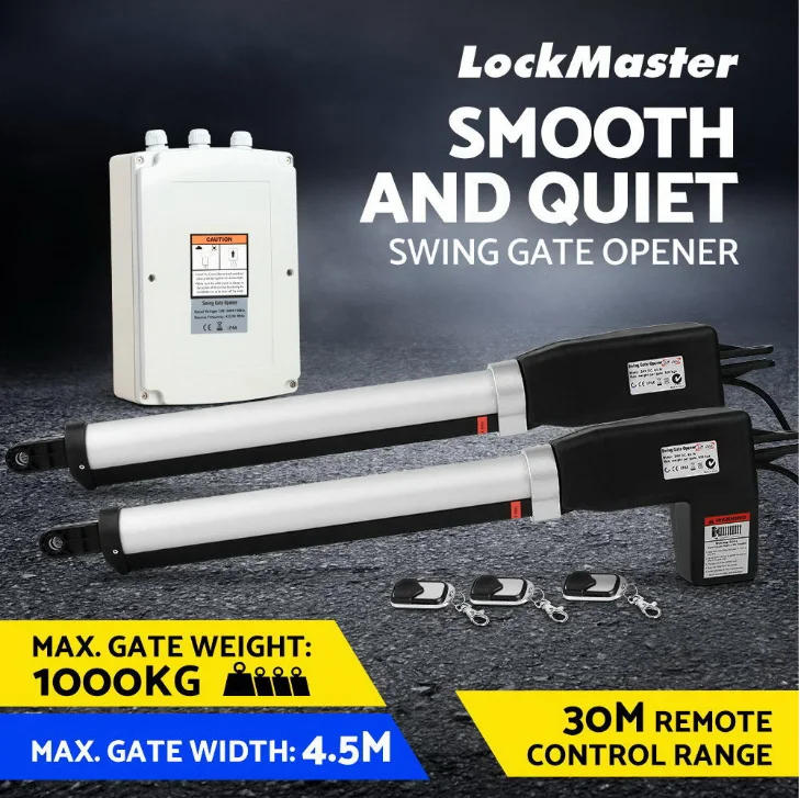 Lockmaster High Quality 450kg Swing Motor Operator Contactless ...