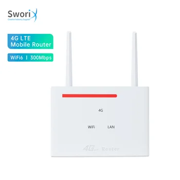 Unlock 300mbps 4g Modem Wifi Router Cpe Wifi6 Indoor Wireless Lte Wifi ...