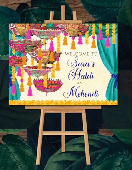 Mendhi Signs Mehndi Welcome Signs Decor Sign Mehndi Signs As Mehndi ...