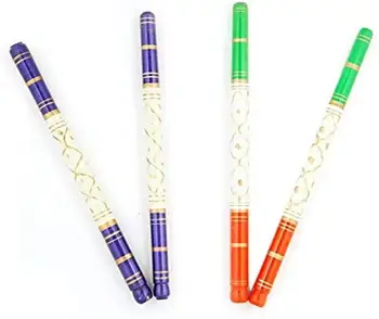 Colorful Dandiya Sticks Raas Favors Navratri Dholki Sangeet Diwali Eid ...