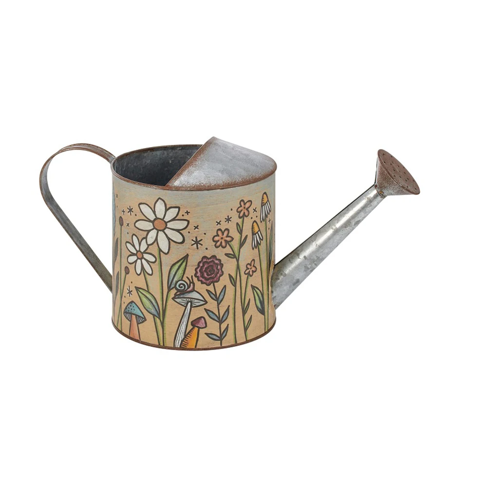 Standard Look Metal Red Color Handmade Designer Wholesale Watering Can ...