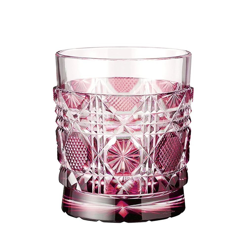 Japanese Edo Satsuma Crystal Glass Cup Satsuma Kiriko Old Cut Glass ...