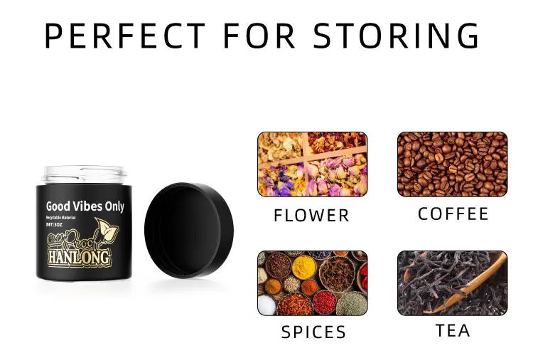 Wholesale Custom Design Empty Round 30g 60g 90g 110g air Tight Wide Mouth Glass Jar Child Proof ...