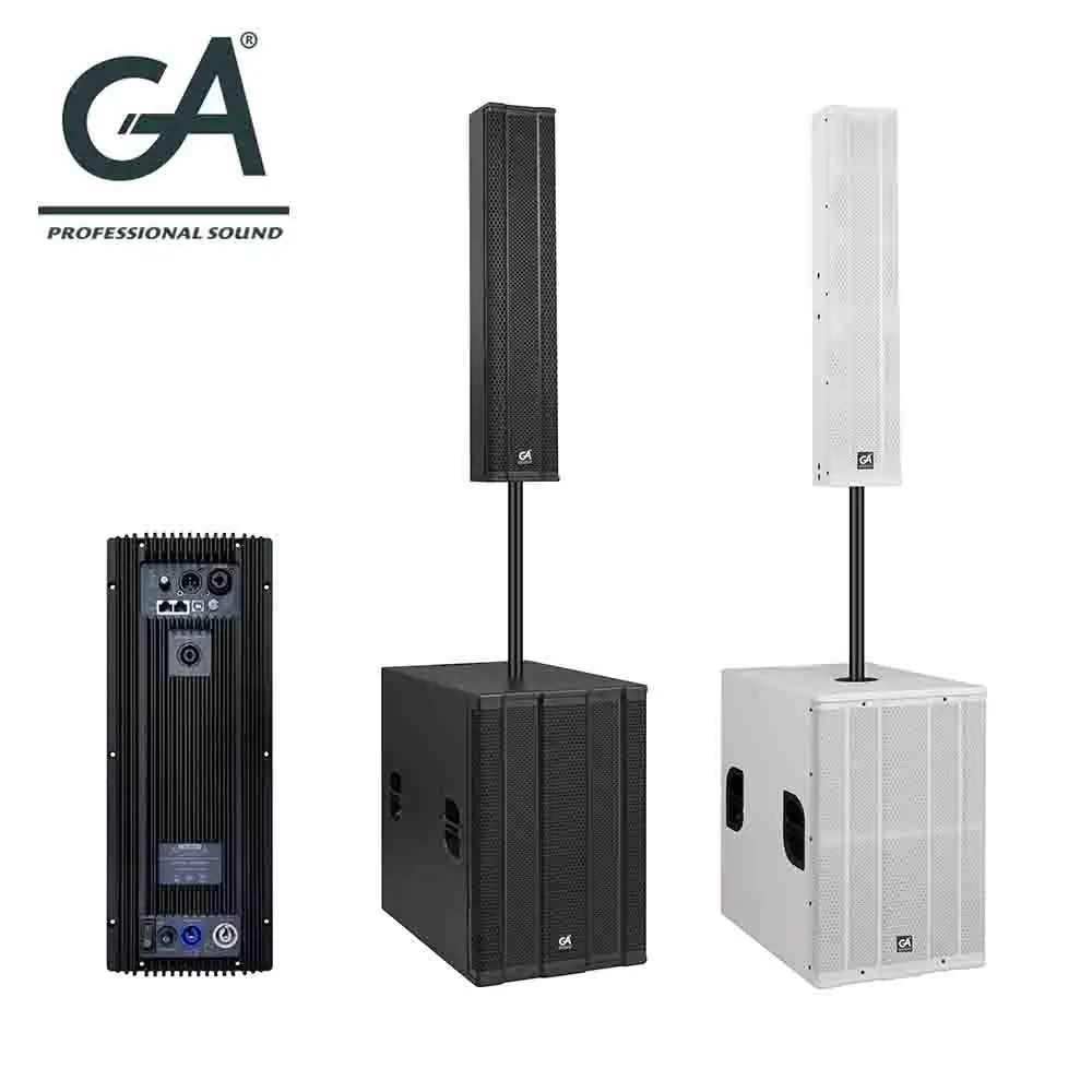 L604/LS212DP Active Column Speakers - 116db SPL for Weddings