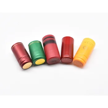 Custom Made Wine Bottle Plastic Matt Shrink Film Capsule Easy Pull Wire ...